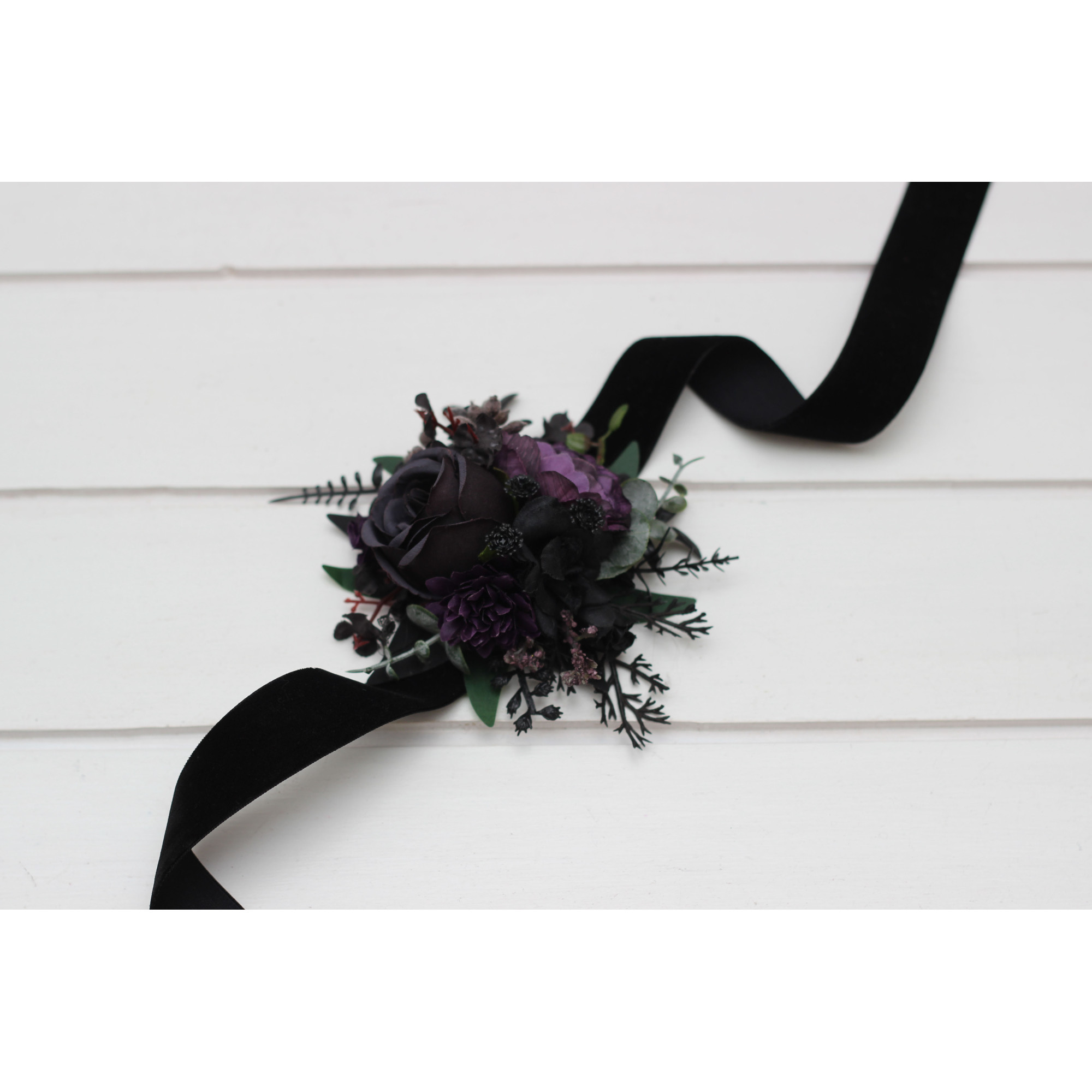 Gothic Floral Accessories – Pocket & Regular Boutonnieres, Corsages in ...