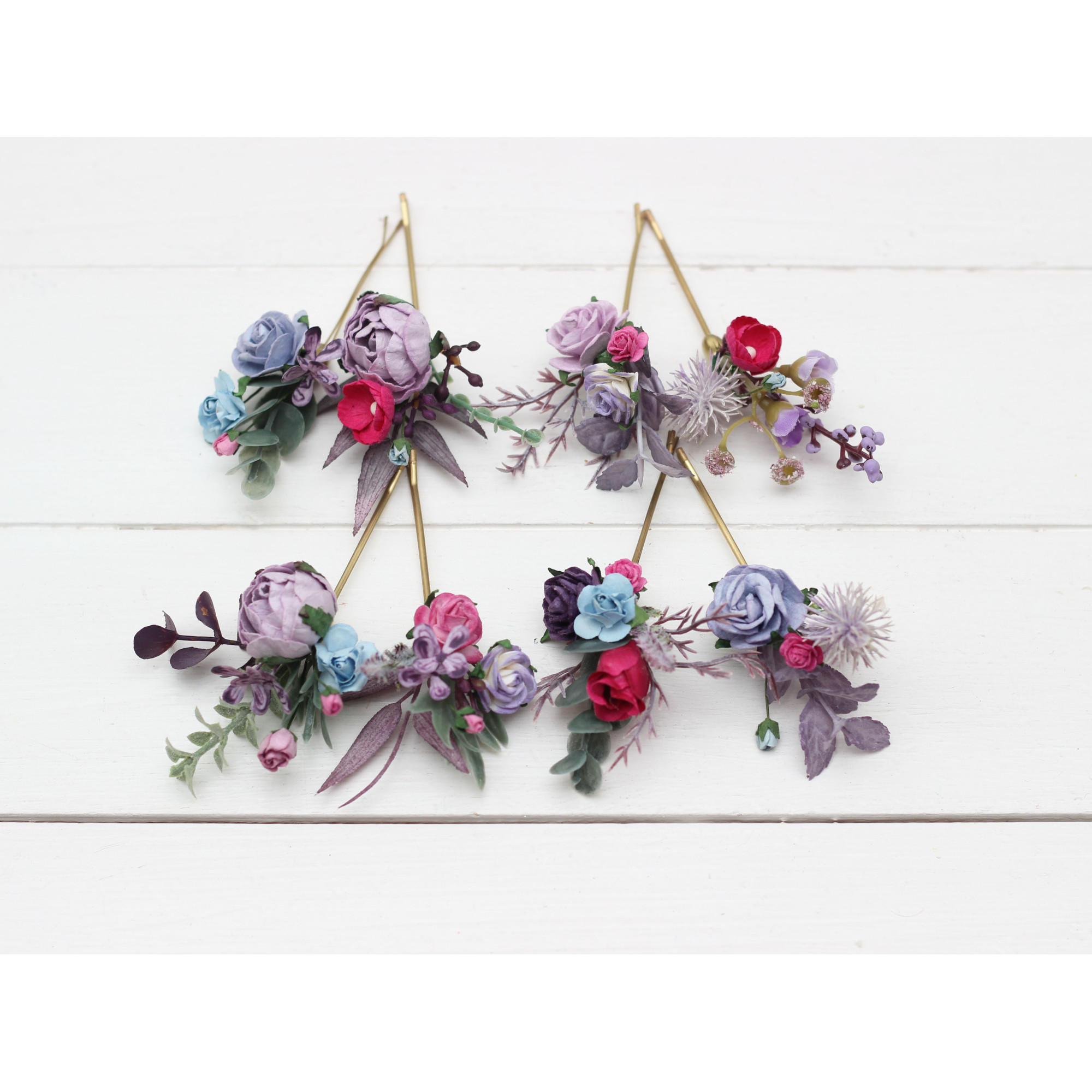 jewel tone hair pins